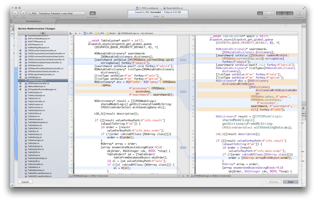 今日からライオンでも使える！Xcode4.4 Modern Objective-C Syntaxでコードをきれいにする方法 – Zero4Racer PRO Developer's Blog